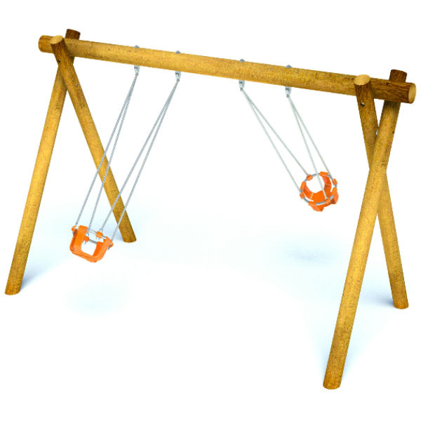 Double Cradle Seat Swings