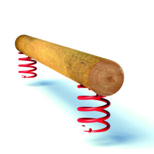 Spring Mounted Rocker Beam