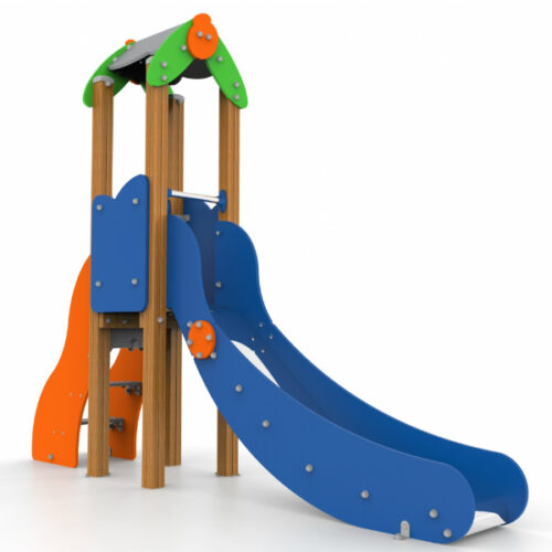 Double Width Slide with Single Step